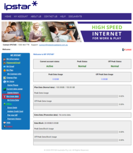 How to Purchase Additional Data | IPSTAR Broadband