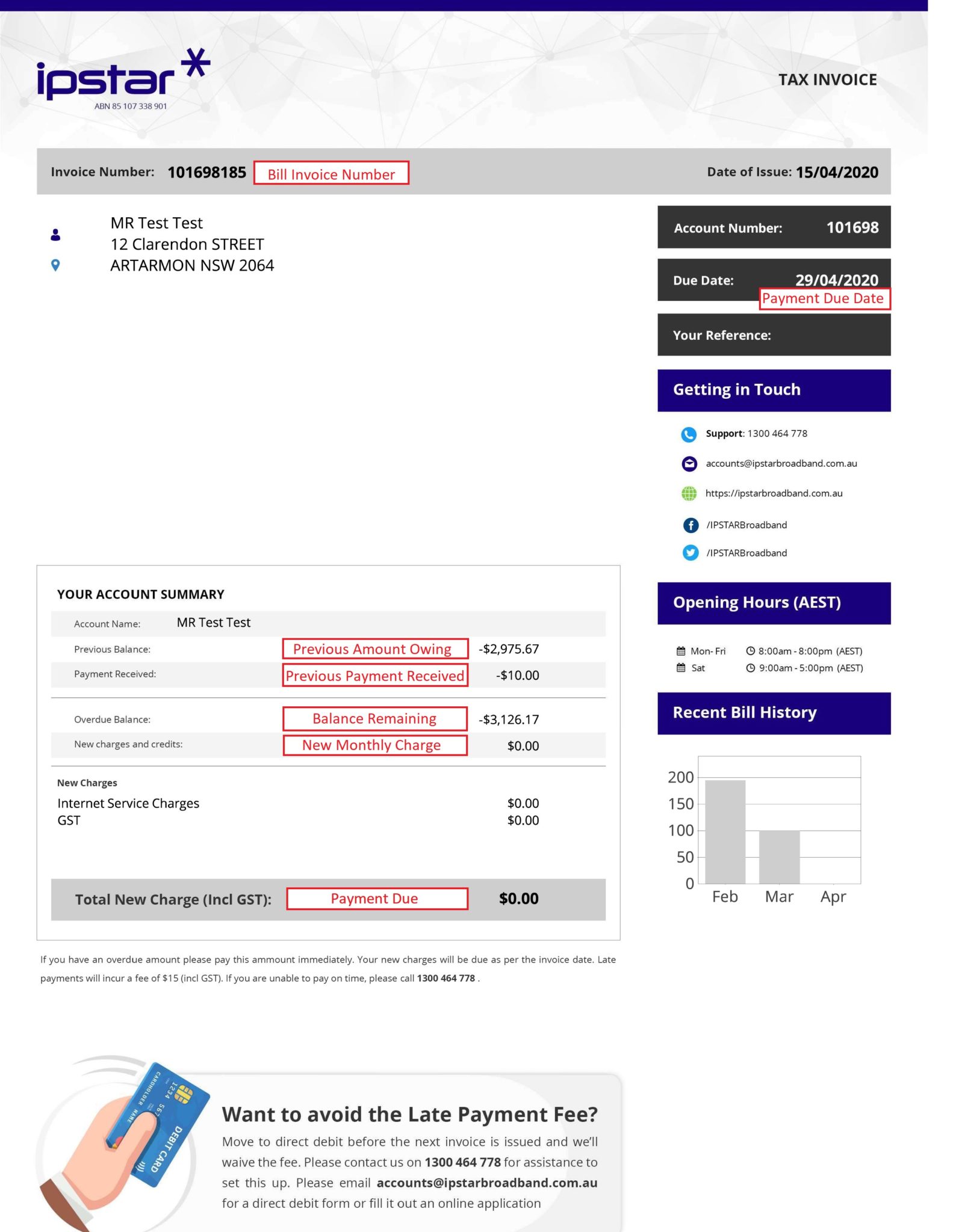 How to read your IPSTAR Broadband bill | IPSTAR Broadband